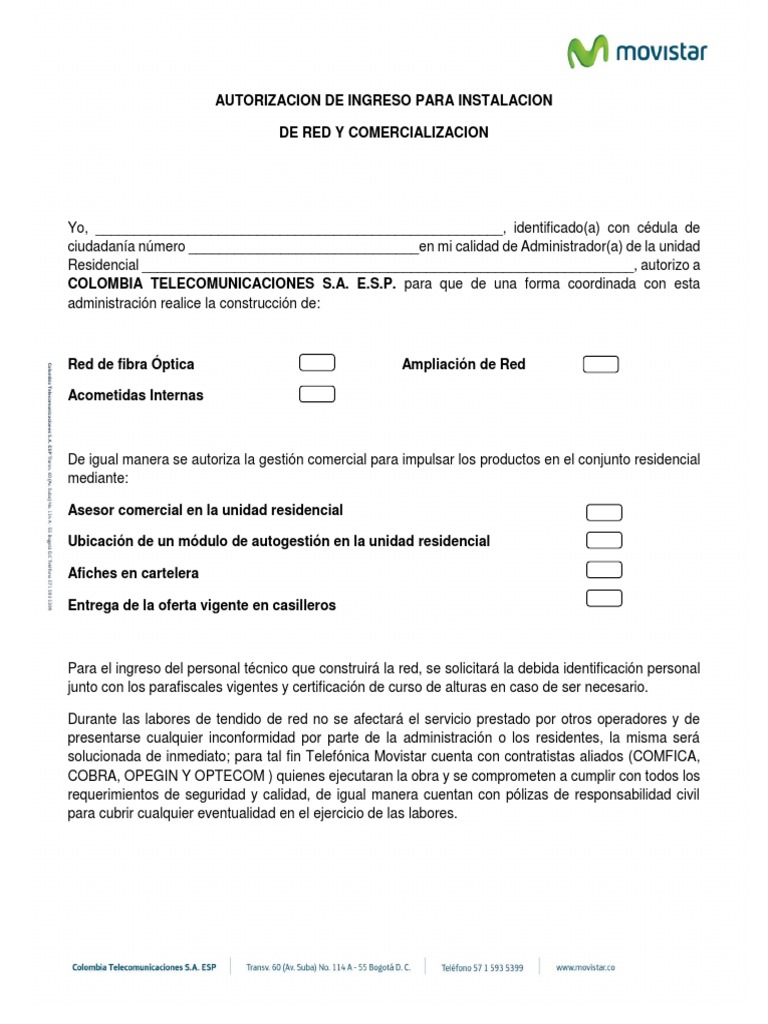 Permiso Construccion Optecom | PDF