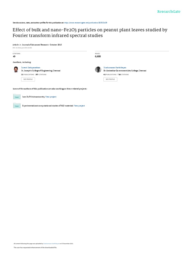1-S2.0-S2090123215000946-Main XRD Fe2O3 | PDF | Principal Component ... 1-S2.0-S2090123215000946-Main XRD Fe2O3 | PDF | Principal Component ...
