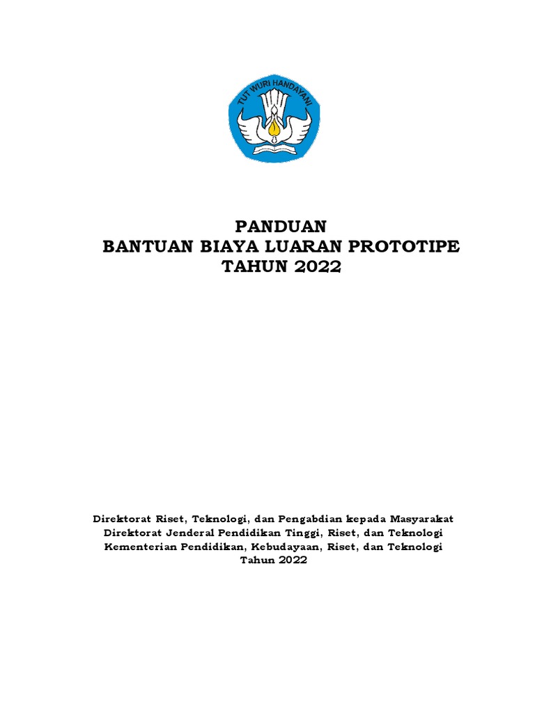 Panduan Bantuan Biaya Luaran Prototipe | PDF Panduan Bantuan Biaya Luaran Prototipe | PDF