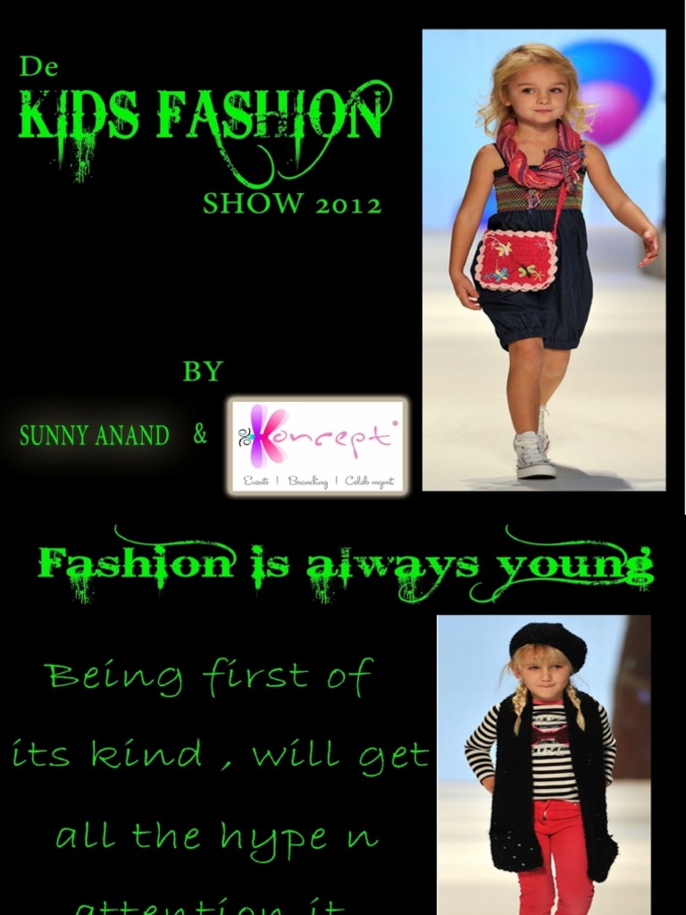 Dokumen - Tips Kids Fashion Show Sponsorship Proposal | PDF