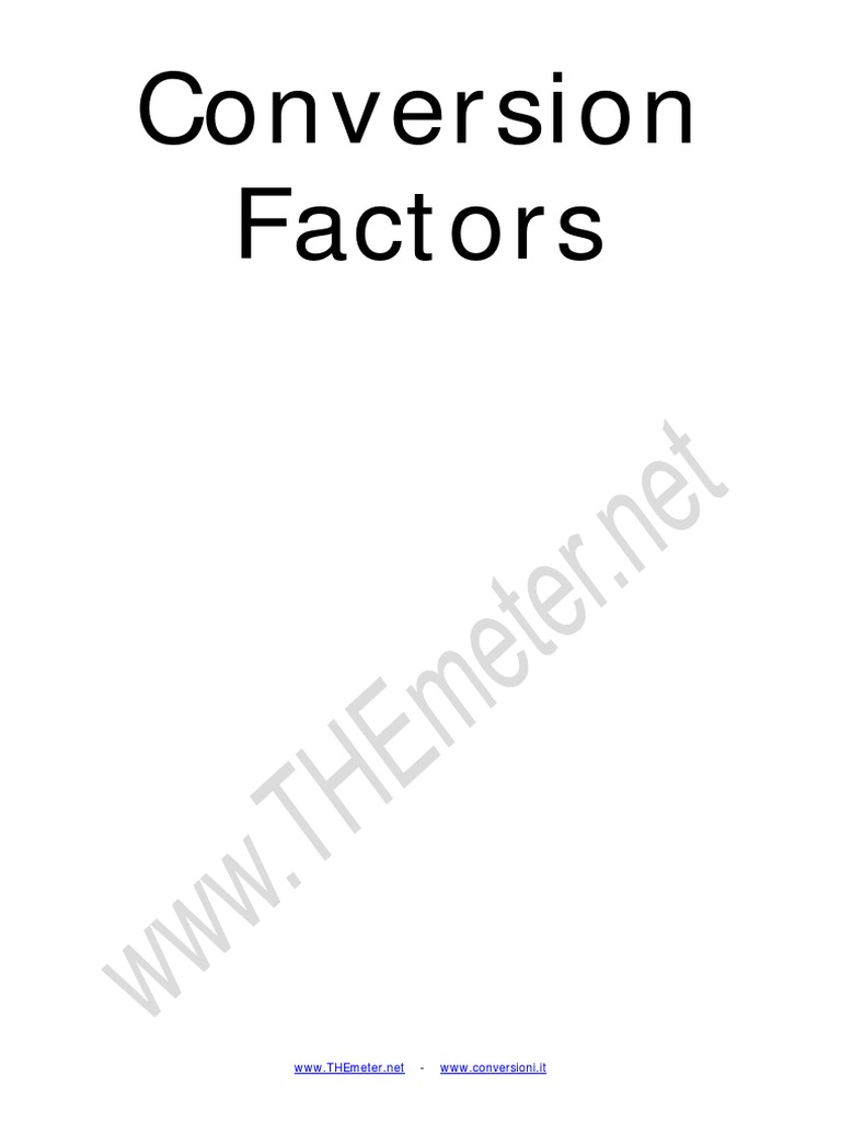 Convertion | Download Free PDF | Troy Weight | Grain (Unit)