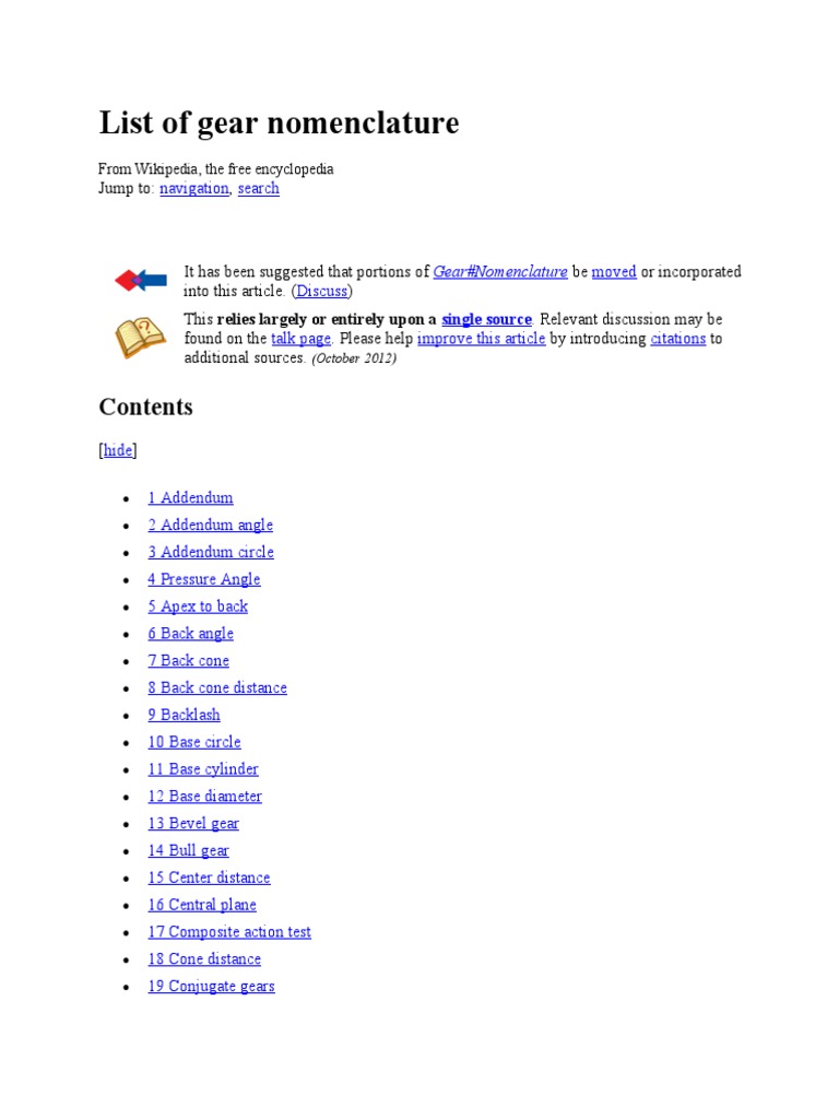 Gear Knowledge | PDF | Gear | Helix