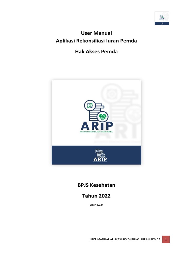 18b. Usman ARIP 2.2 - User Pemda | PDF