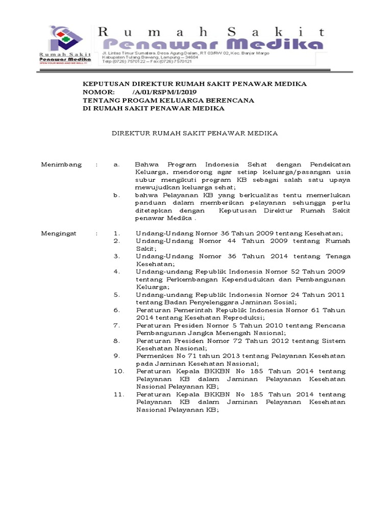 Pronas SK PKBRS | PDF