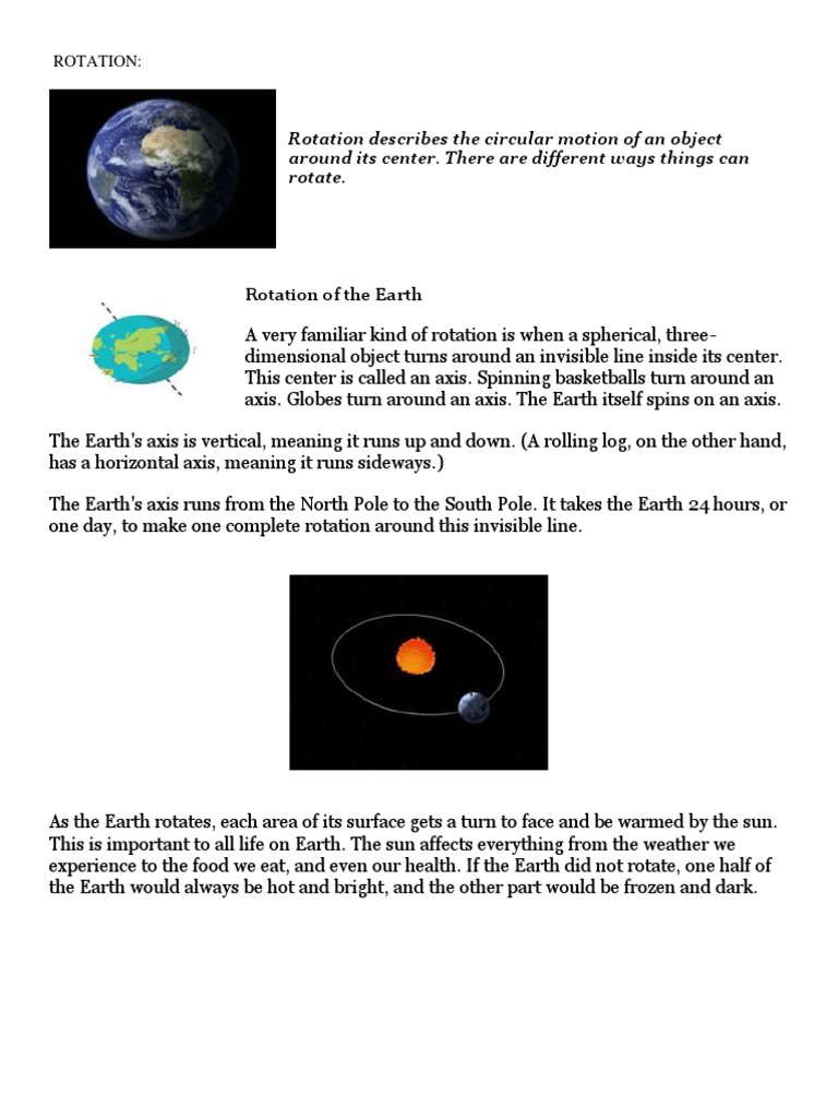 Understanding Earth's Rotation Dynamics | PDF | Kinematics | Rotation