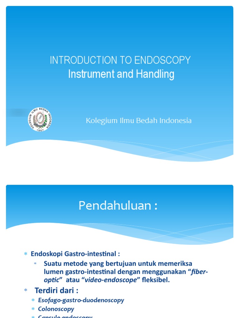 Endoscopy Instrument Handling | PDF