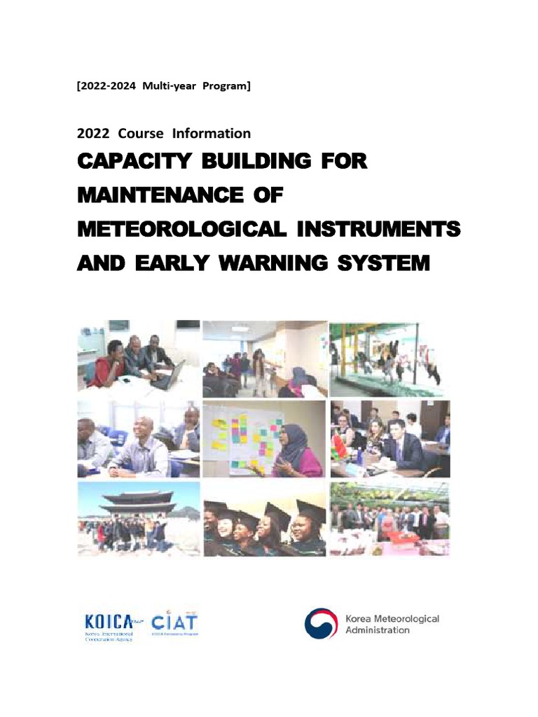 CI - Capacity Building For Maintenance of Meteorological Instruments and Early Warning System ...