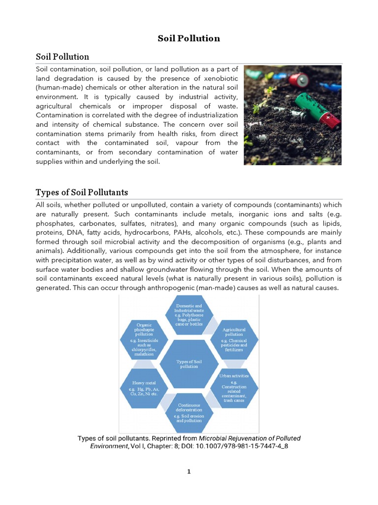 Lecture Notes W3S1 Part II | PDF | Soil | Pollution