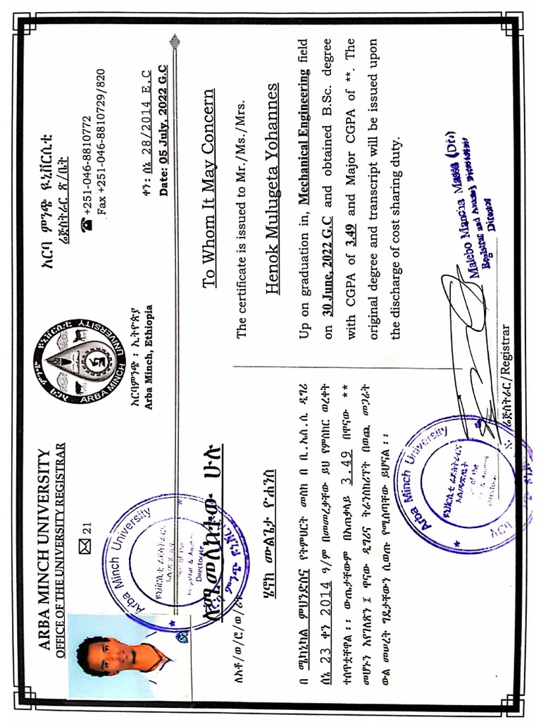 Henok Documents | PDF