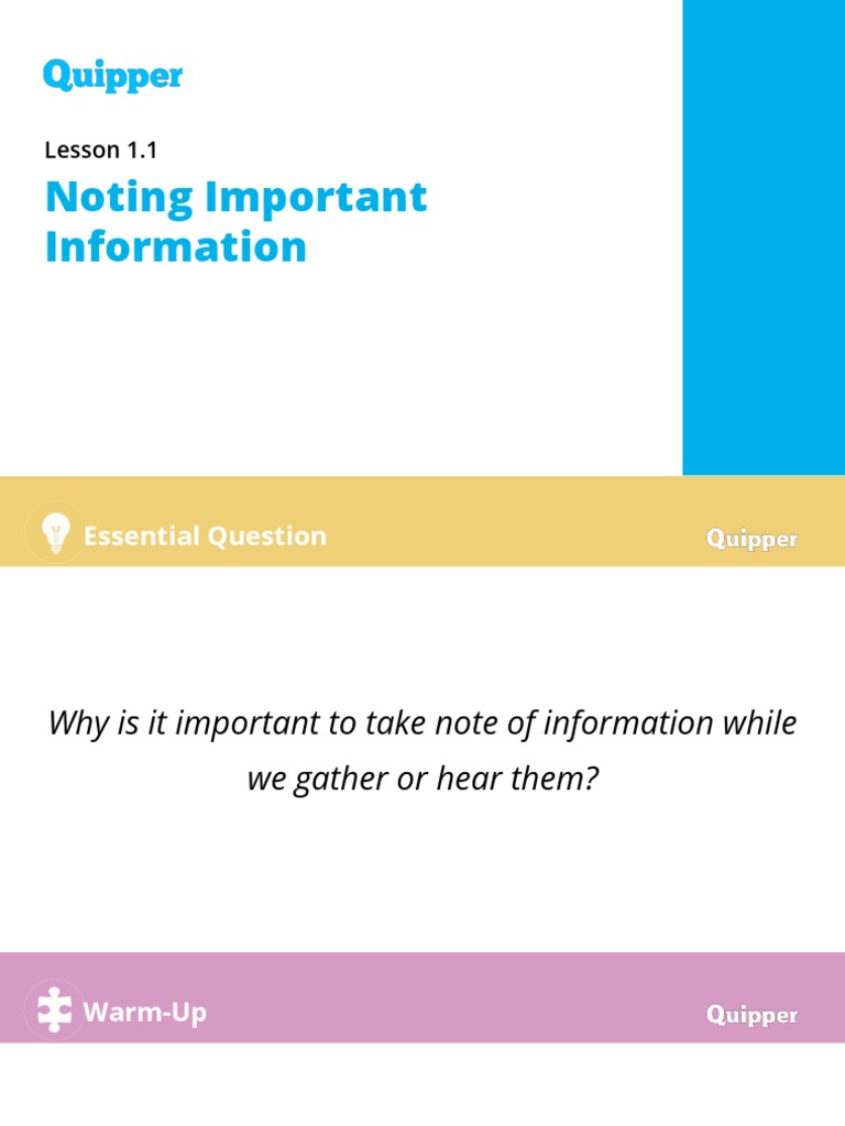 English 10 Lesson 1 | PDF | Understanding | Lecture