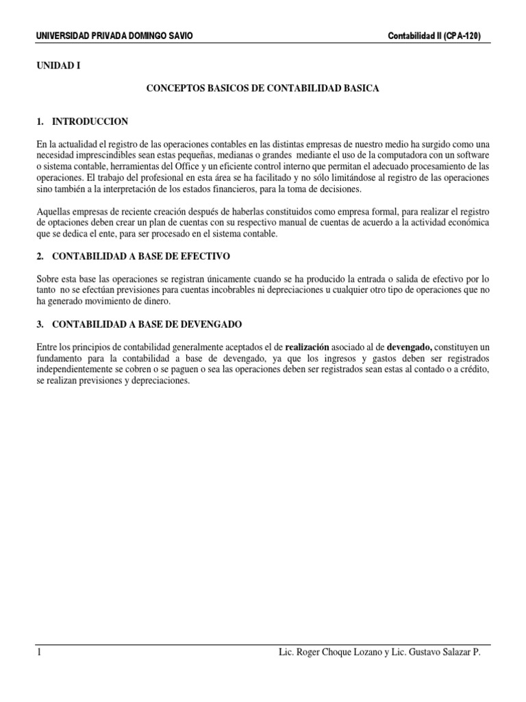 Guia Contabilidad II | PDF | Contabilidad | Estado financiero