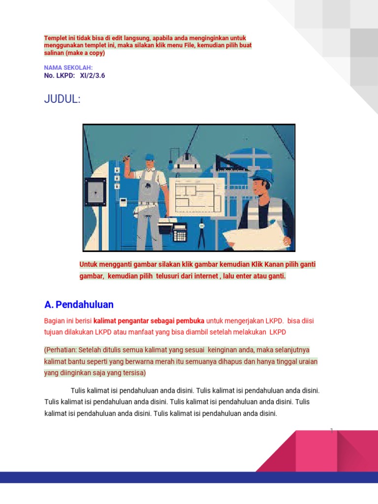 Templet LKPD | PDF