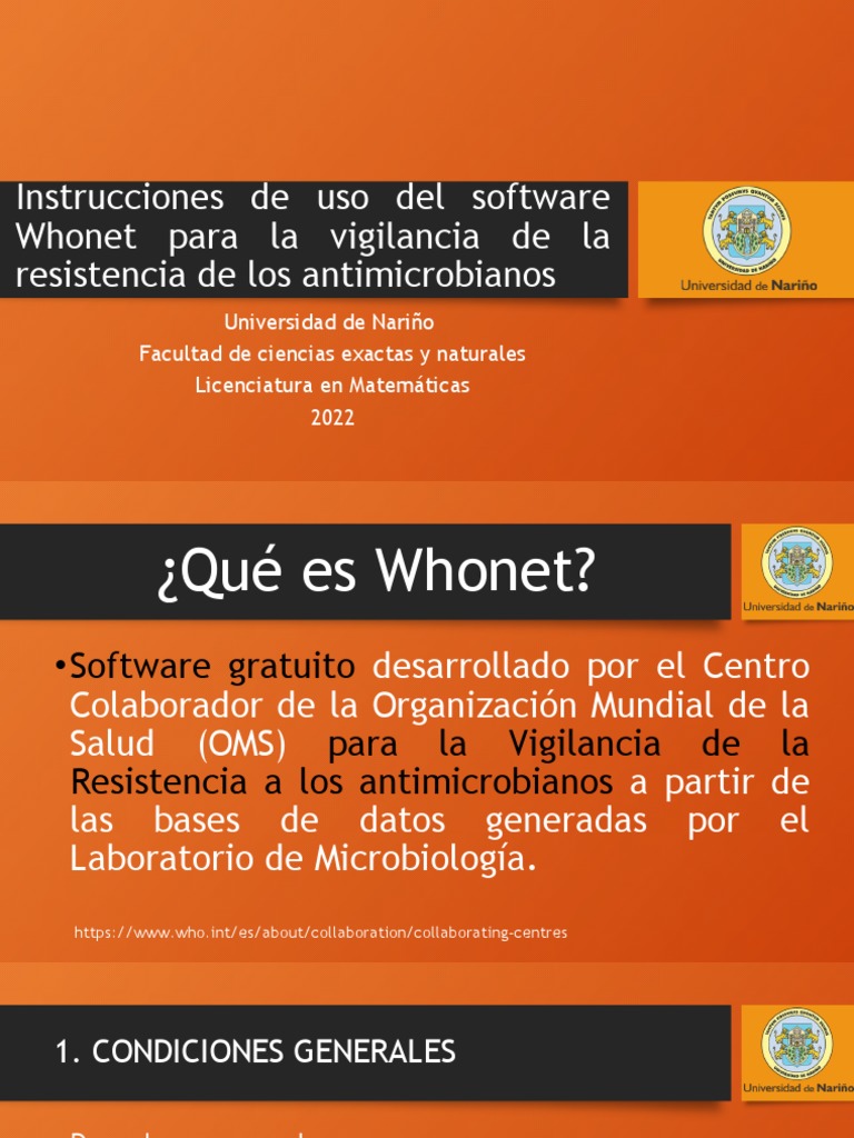 Instrucciones de Uso Del Software Whonet | PDF | Archivo de computadora ...