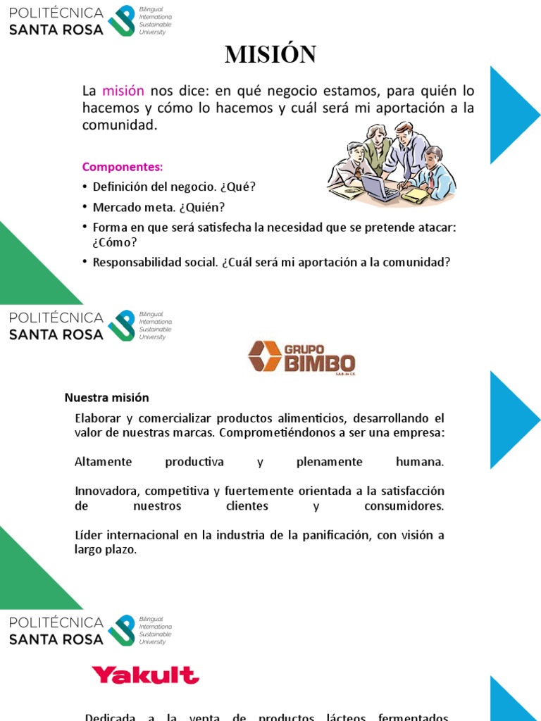 Ejemplos de Mision-Vision y Valores | PDF | Humanismo | Inclusión (Educación)