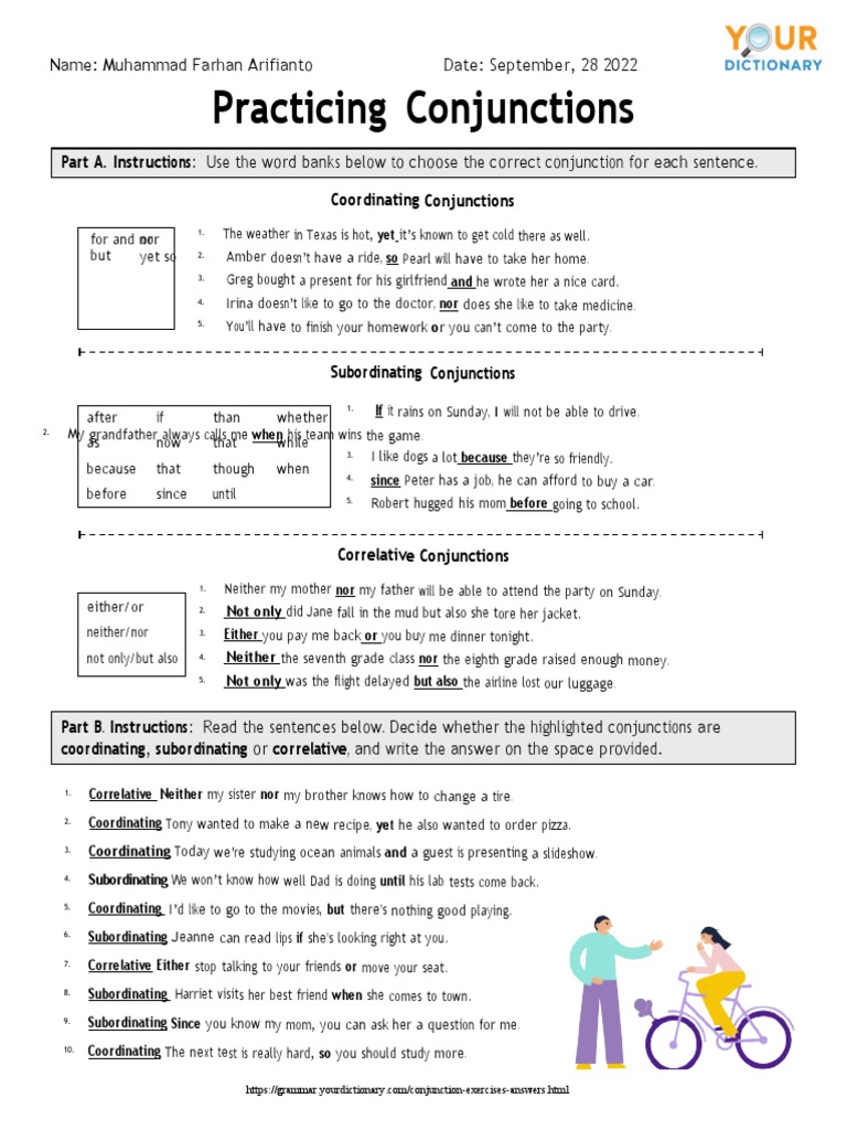 Conj Worksheet | PDF