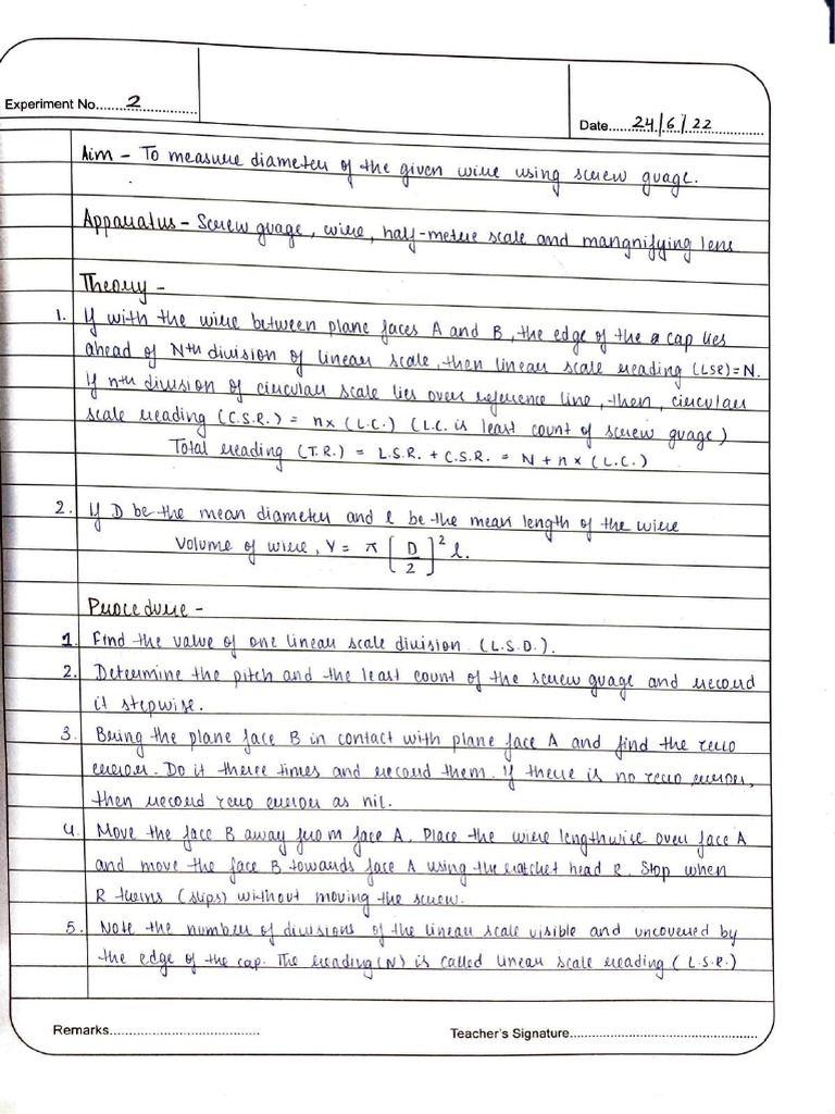 Physics Records 2 and 2A | PDF