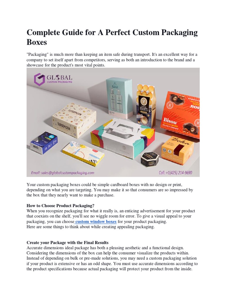 Custom Pillow Boxes | PDF | Packaging And Labeling | Brand