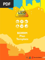 BDRRM Plan Template - Filipino Edited | PDF
