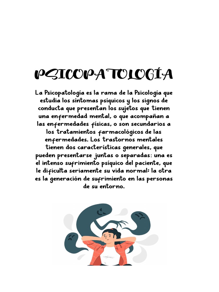 Infografia Semana S1.S2 | PDF | Las emociones | Trastorno mental