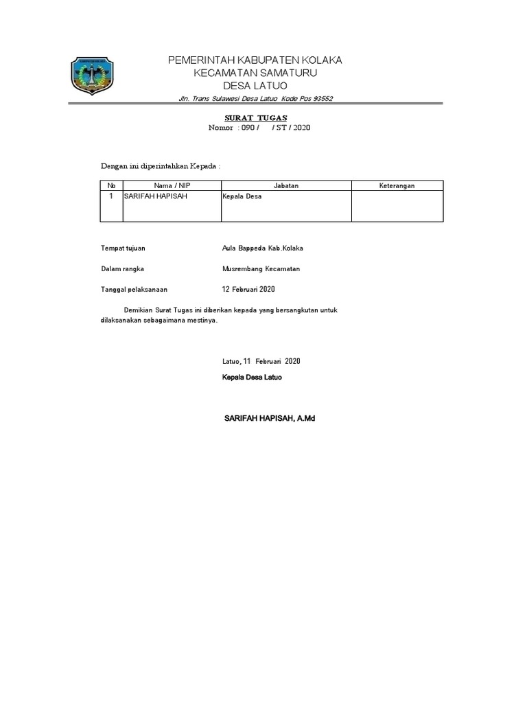 Format SPPD Individu 2019 | PDF