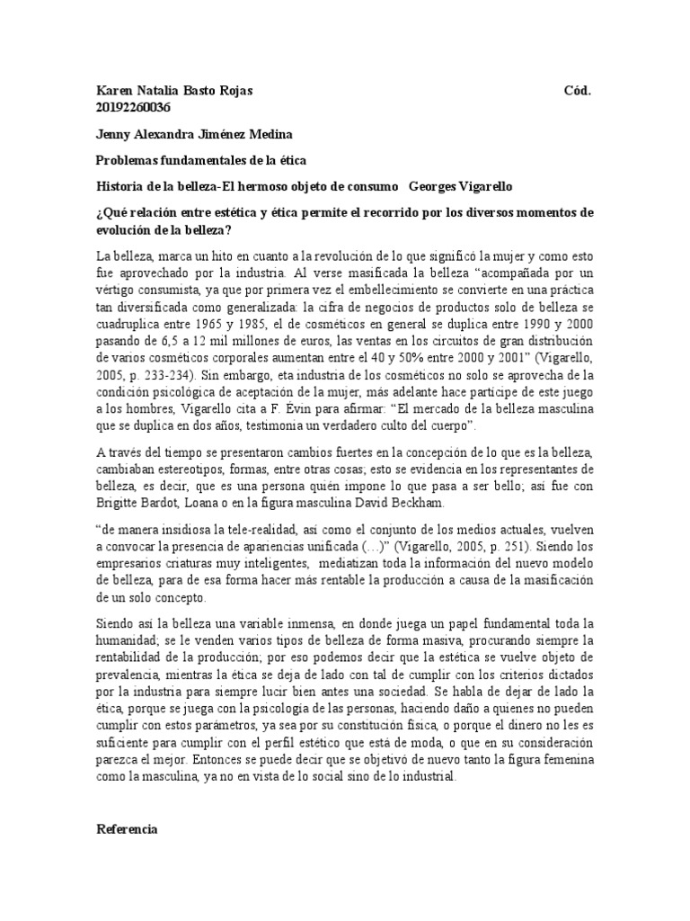 Evolución de la Belleza y Consumo | PDF | Belleza