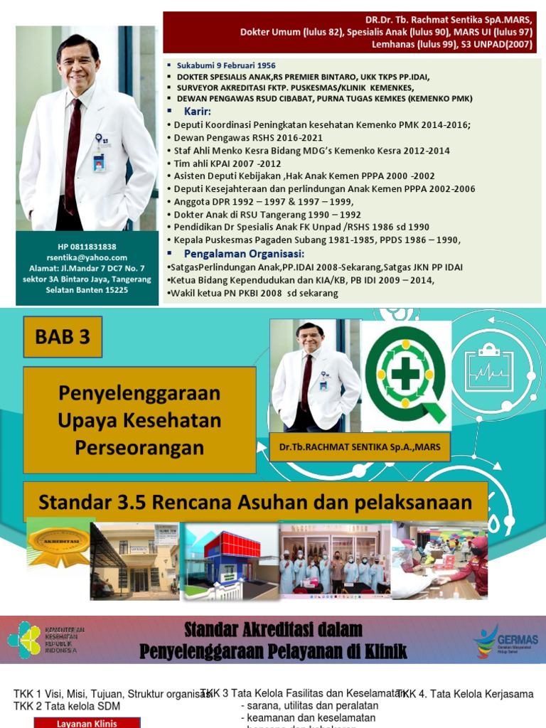 00.final Polri Standar Akreditasi Klinik - Bab 3 PKP, DR Rachmat, 5,7,10,13,14 | PDF
