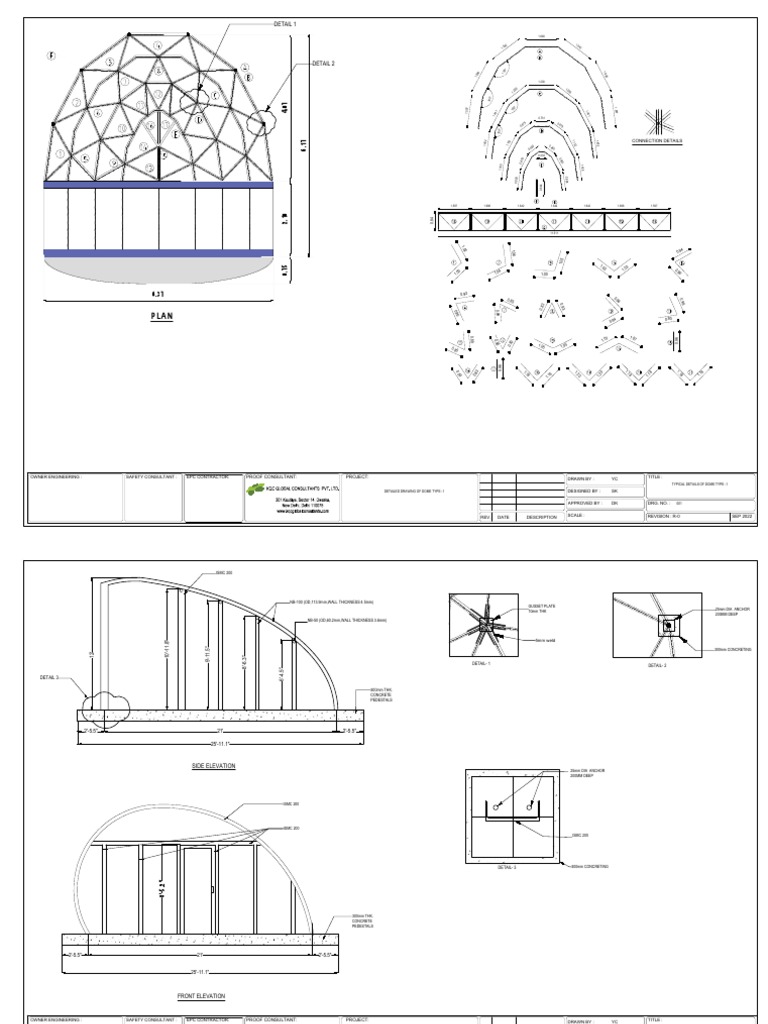Dome-1 Details | PDF | Economic Sectors | Civil Engineering