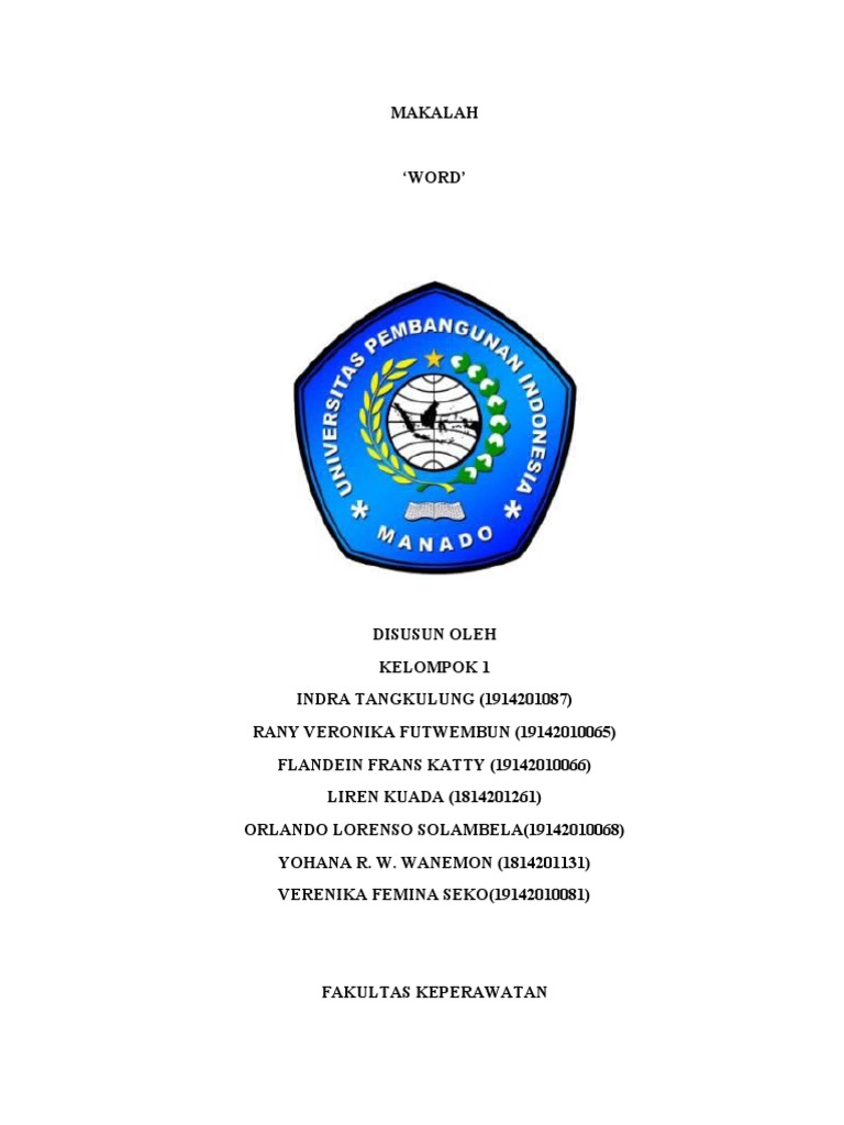 MAKALAH KELOMPOK 1 Word PDF