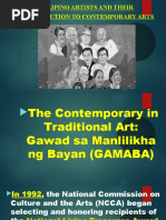Gamaba Awardees | PDF | Weaving | Entertainment (General)