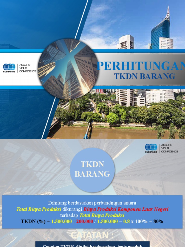 Perhitungan TKDN Barang | PDF