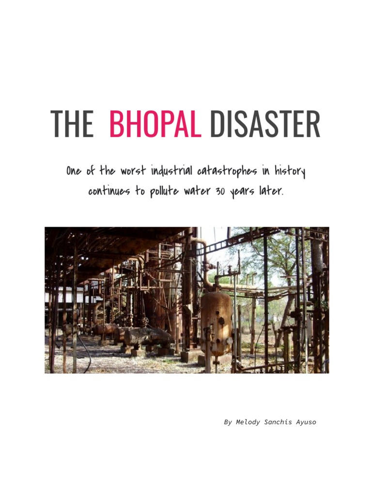 Bhopal Disaster Pdf Environmental Issues Environmental Science