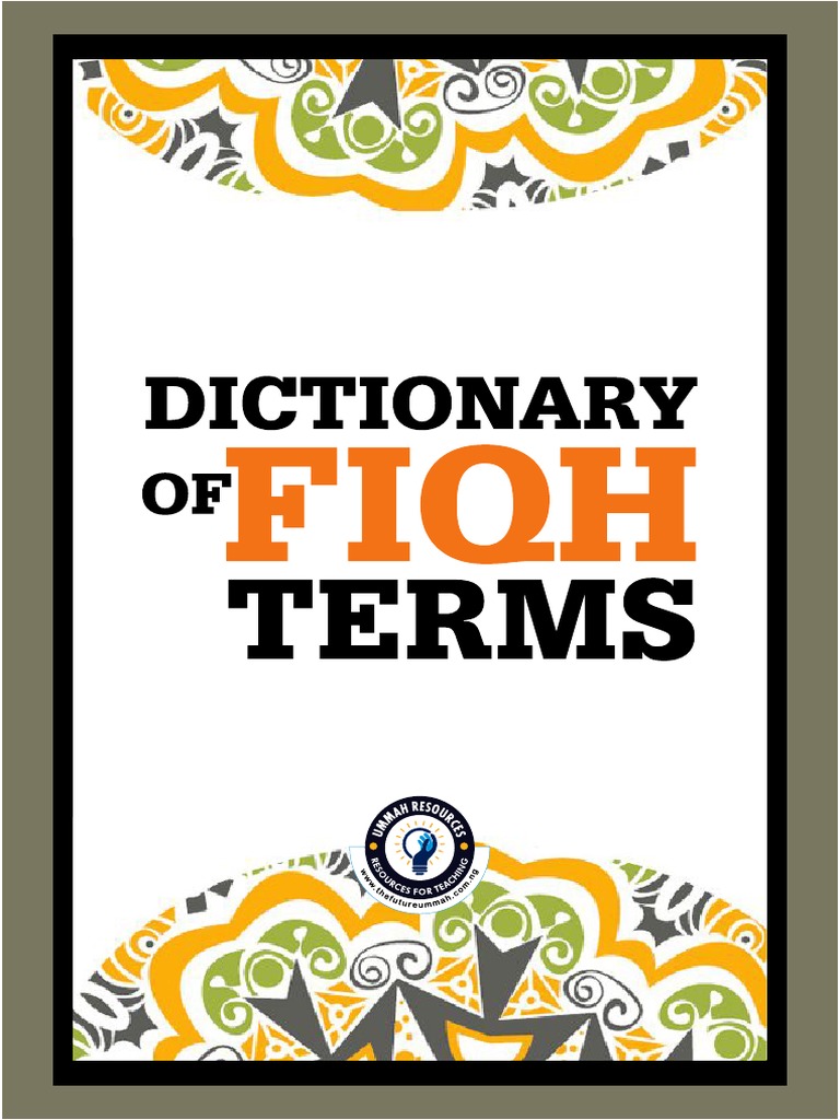 Dictionary of Fiqh Terms | PDF | Shia Islam | Sharia