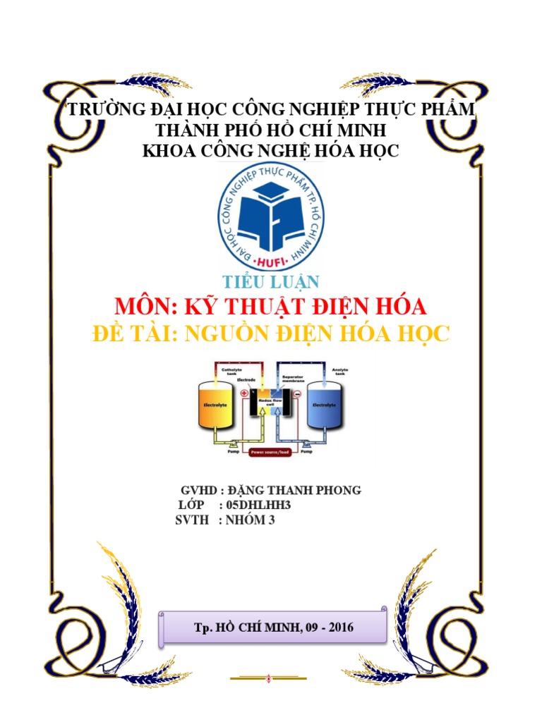 Nhom 3 - Nguon Dien Hoa Hoc | PDF