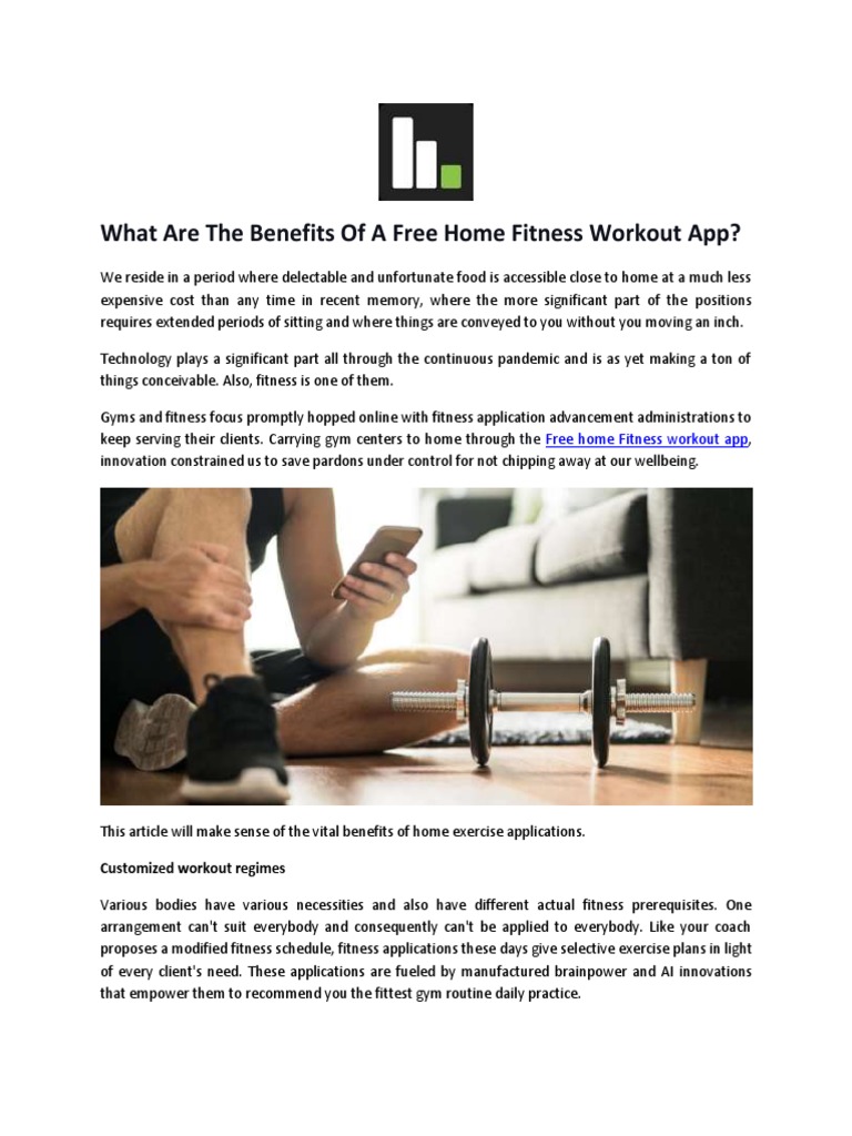 What Are The Benefits of A Free Home Fitness Workout App | PDF
