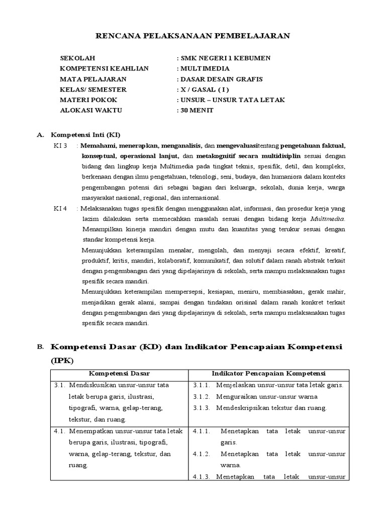 RPP For PPG DDG | PDF