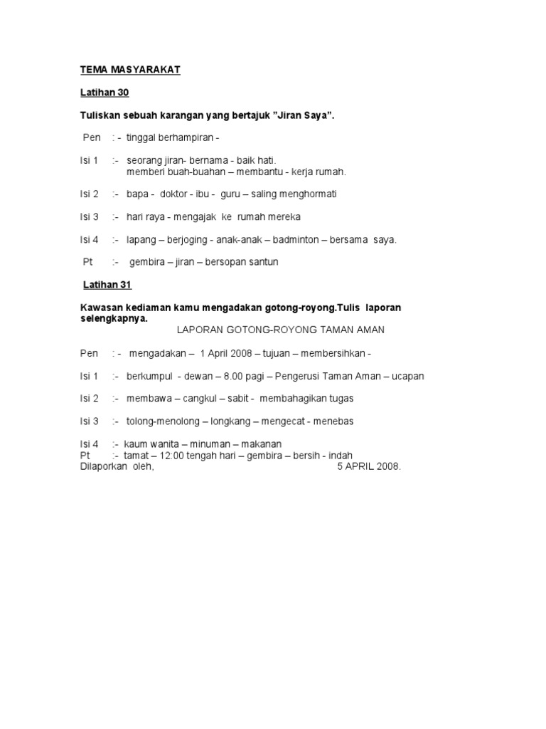 30 Rangka Karangan | PDF