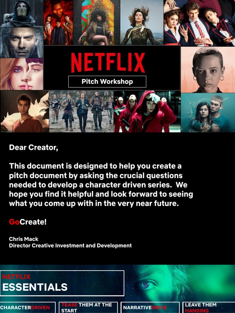 Netflix Pitch Workshop Guide | PDF | Plot (Narrative) | Morality