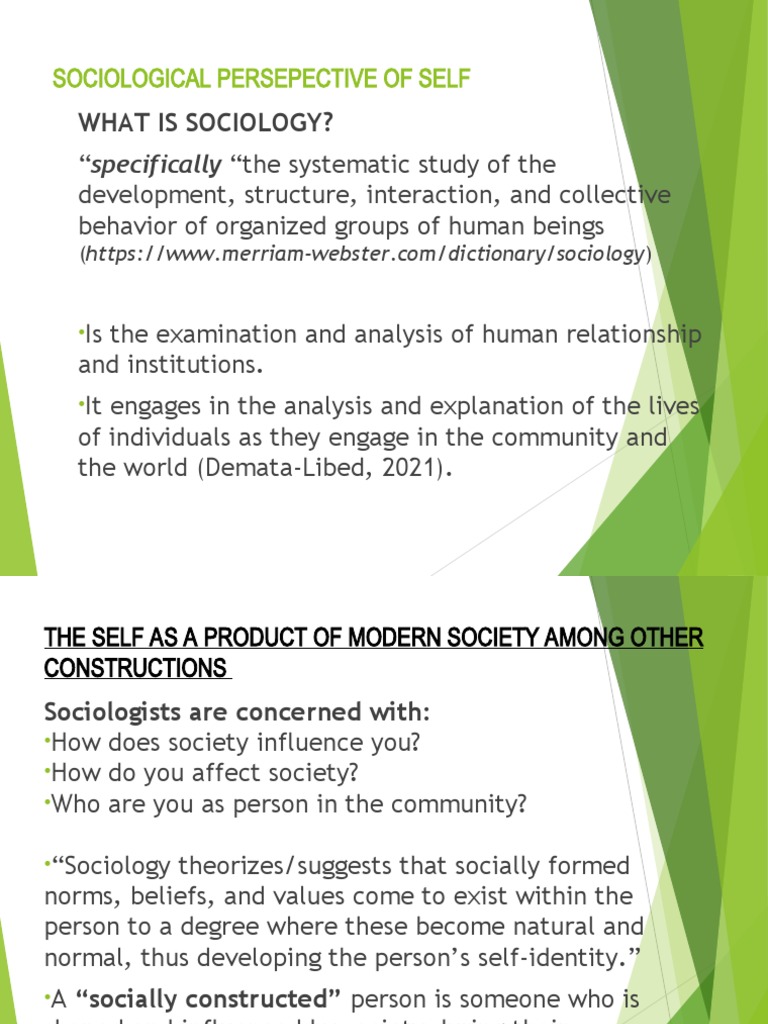 Uts - Sociological.anthropoligical - Biblical Perspective of Self | PDF | Sociology | Self