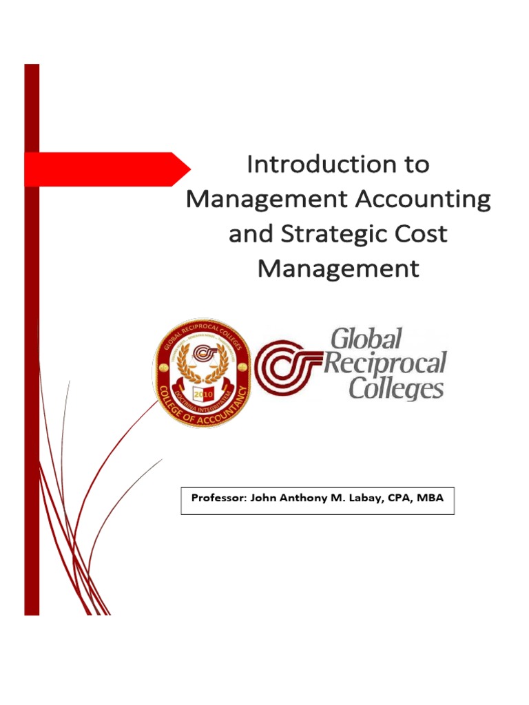SCOSMAN 1. Introduction To Management Accounting Strategic MGT Module ... SCOSMAN 1. Introduction To Management Accounting Strategic MGT Module ...