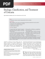 Urticaria Control Test | PDF