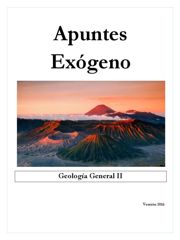 Apuntes Exogeno Geologia General II | Descargar gratis PDF | Roca ...