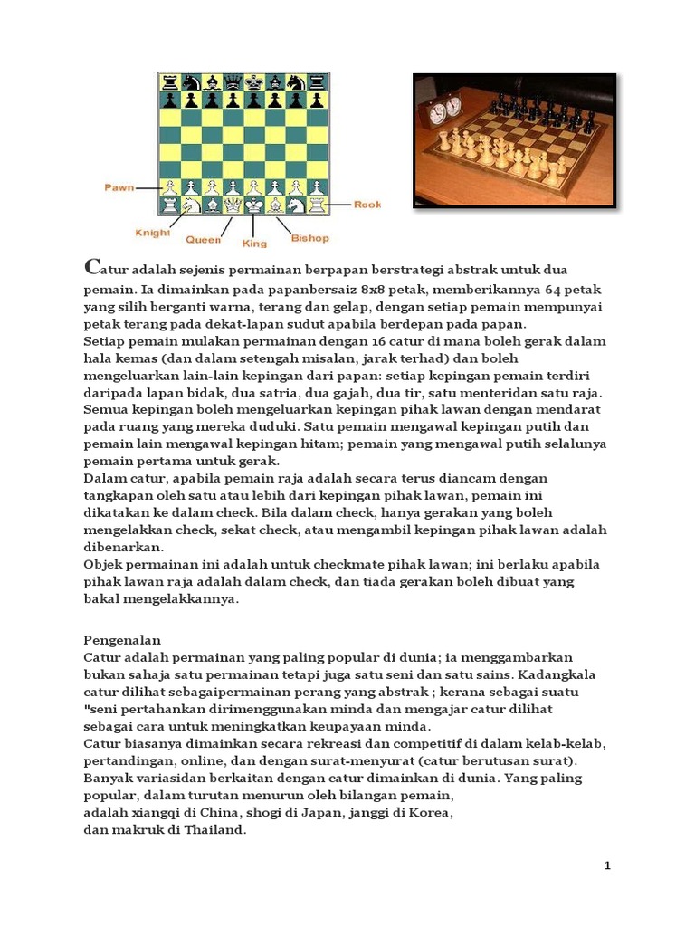 Modul Catur 1m1s | PDF