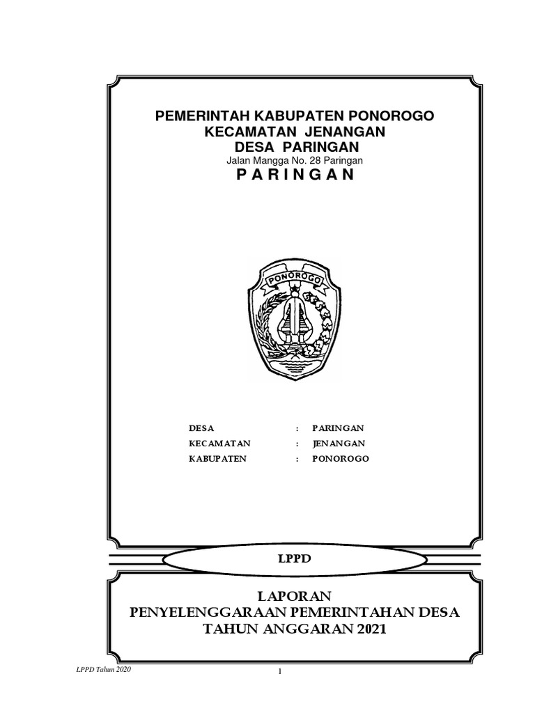 LPPD Tahun 2021 | PDF