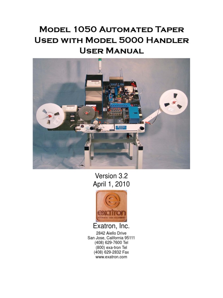 Model 1050 Manual | PDF | Power Supply | Manufactured Goods