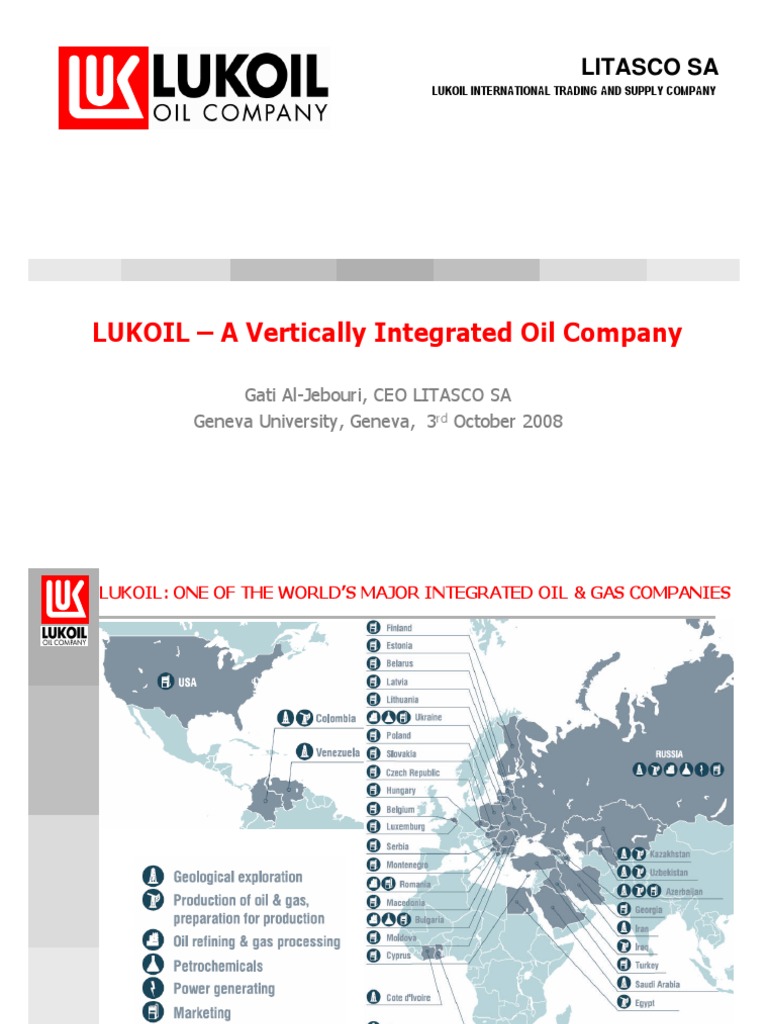 Lukoil A-Vertically Integrated Oil Company | PDF | Petroleum | Hedge ...