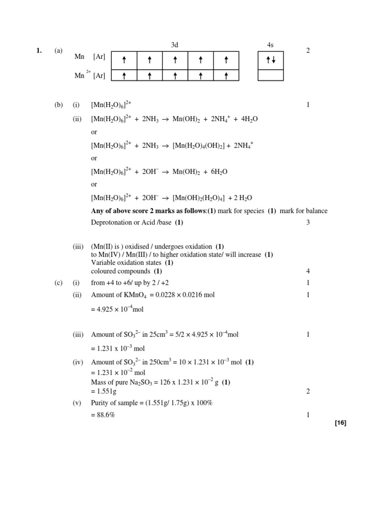 Transition Metals: MCQs and Answers | PDF | Ligand | Redox