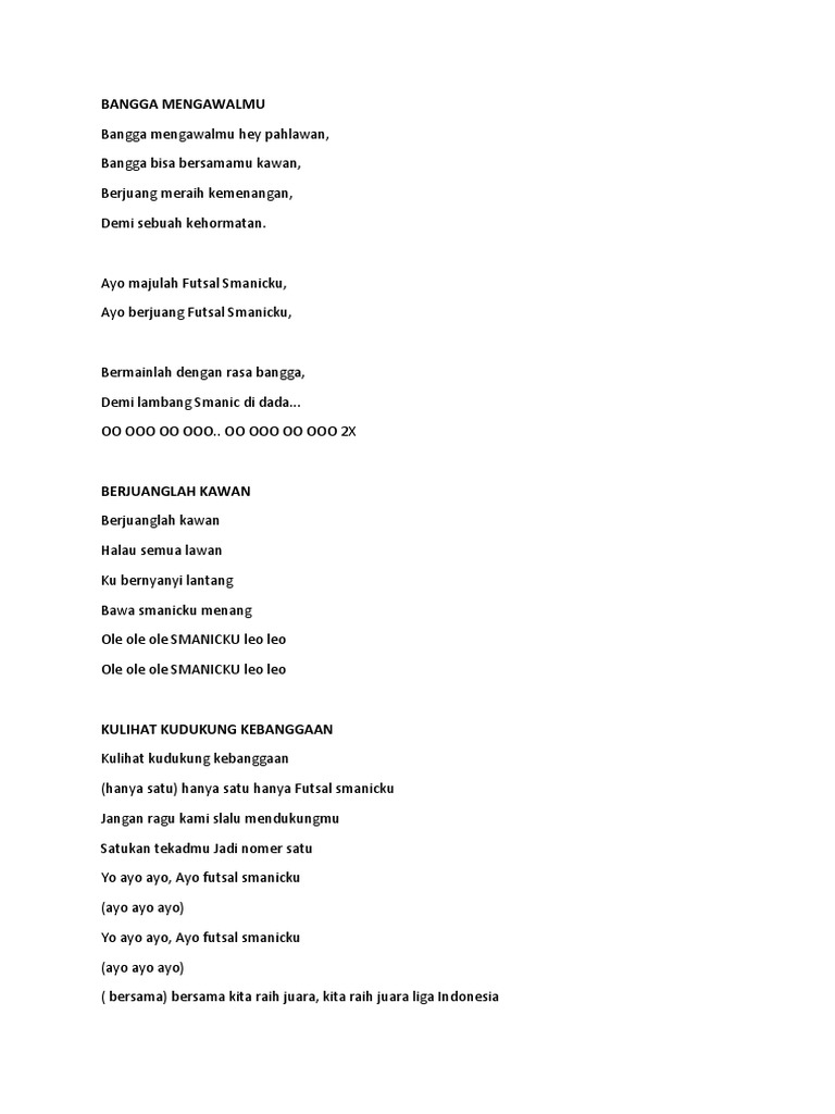 Bangga Mengawalmu | PDF