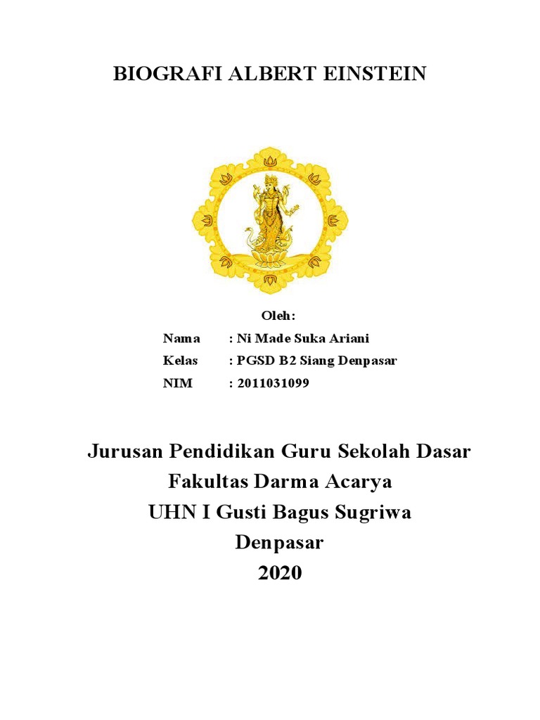 Biografi Albert Einstein | PDF
