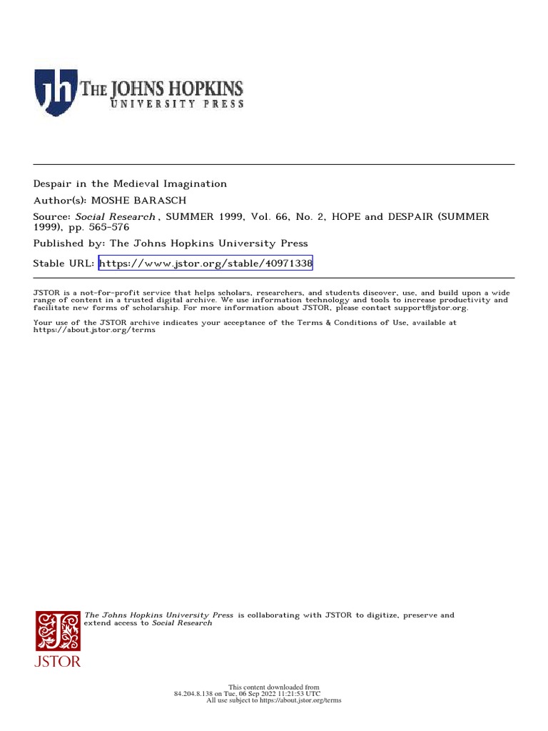 Medieval Despair and Hope Imagery | PDF | Judas Iscariot