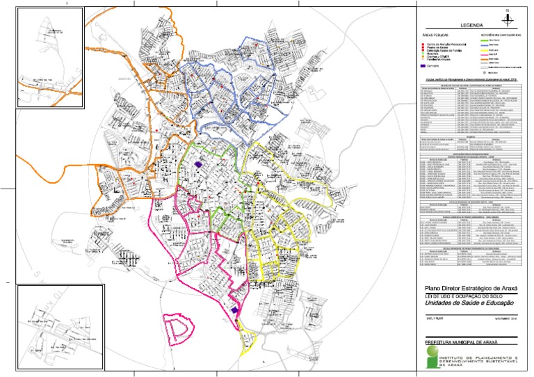 Mapa Das Unidades de Sa - de e Educa - o de AraxÁ | PDF
